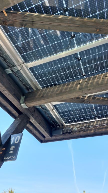 Vitasol Timber Solar Carports | Wooden Solar Carport