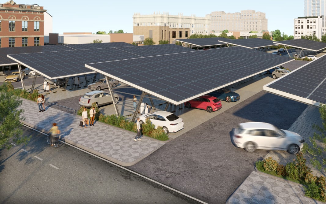Solspan Steel Solar Carports | Commercial Solar Canopy Structures